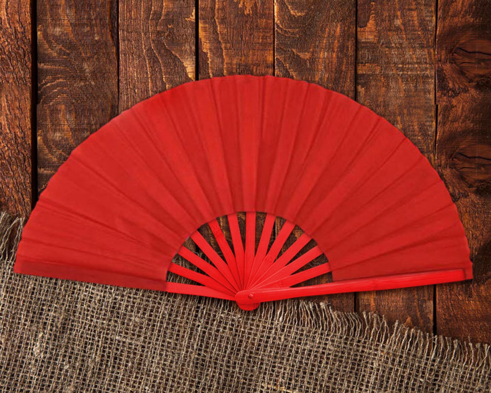 Large Nylon Kung Fu Fan, Tai Chi Fan, Clacking Fans, Chinese Dance Fans ...