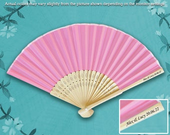 Bulk Hand Fans Personalized - Etsy