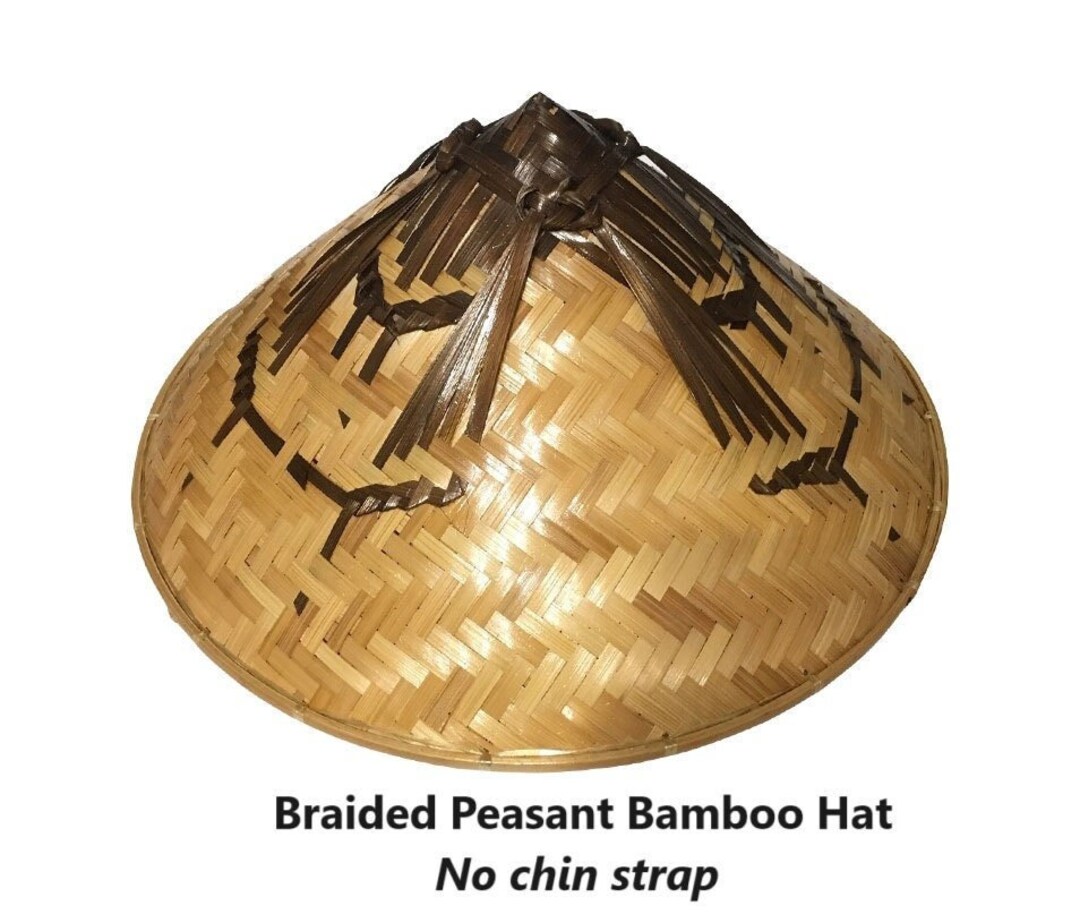 Asian Straw Hats - Peasant Bamboo Hat - Pineapple Hat - Asian Coolie ...