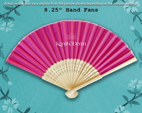 Personalized silk wedding fans store