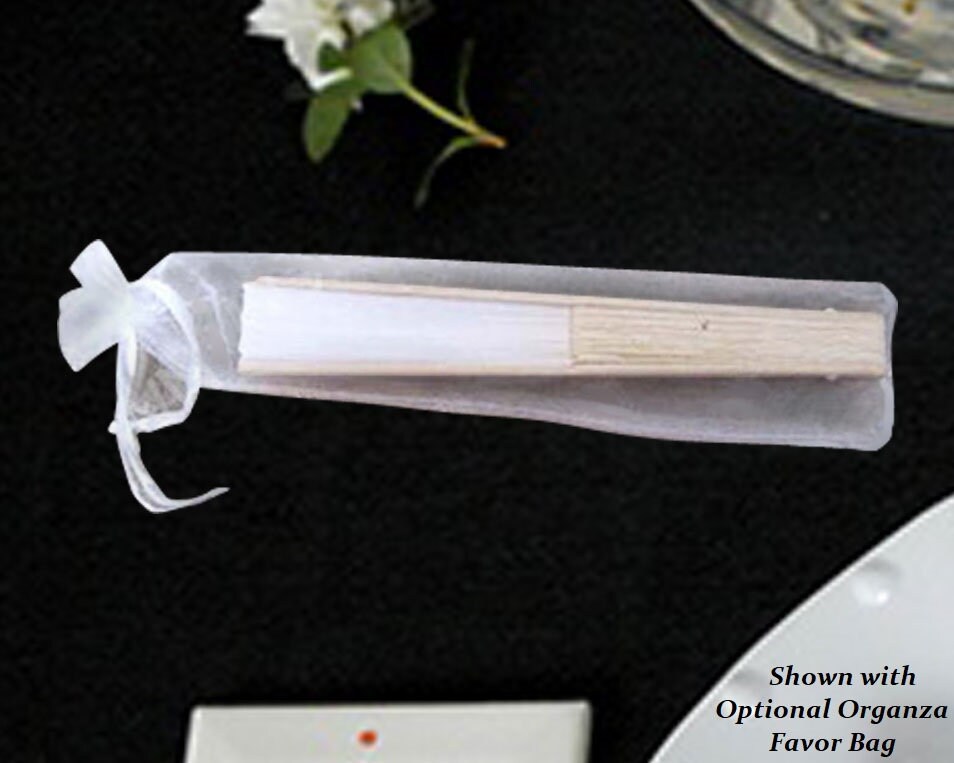 100 Folding Wedding Program Fans Full Color Personalized | Etsy