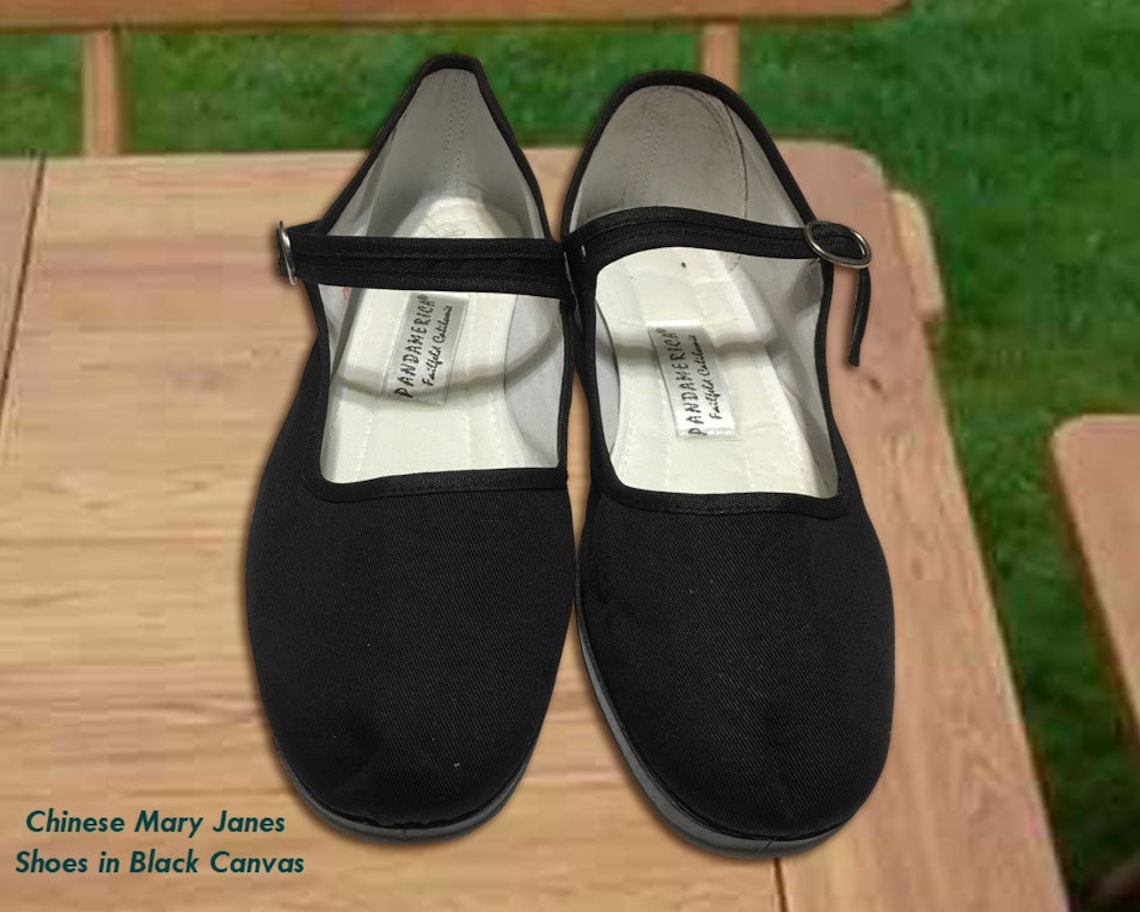 Women's Mary Janes Silk or Canvas Chinese Mary Jane - Etsy
