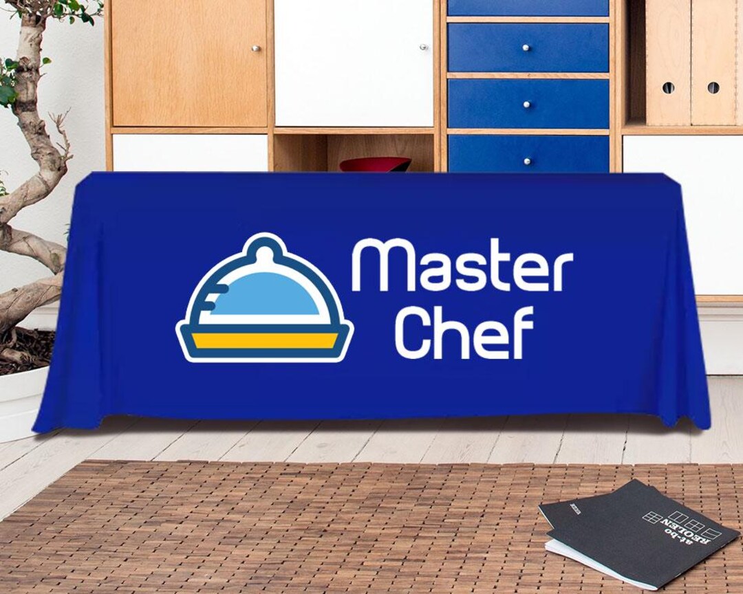 12 Custom Table Cover full Color, Personalized Tablecloth in 4, 6, or 8 ...