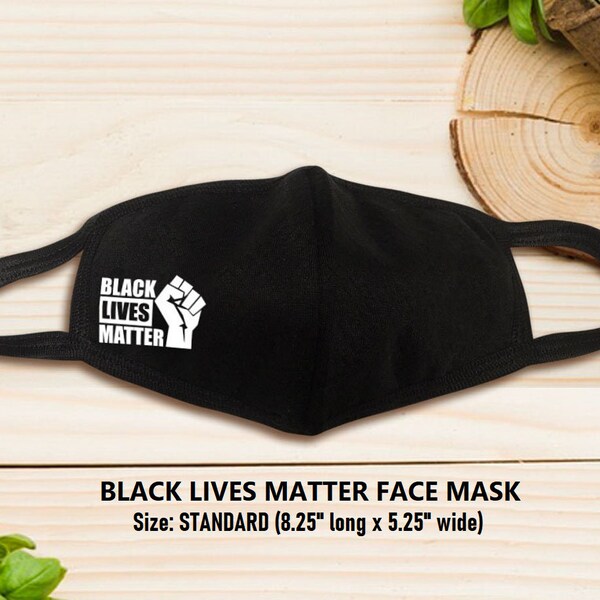 Black Lives Matter Mask - Etsy