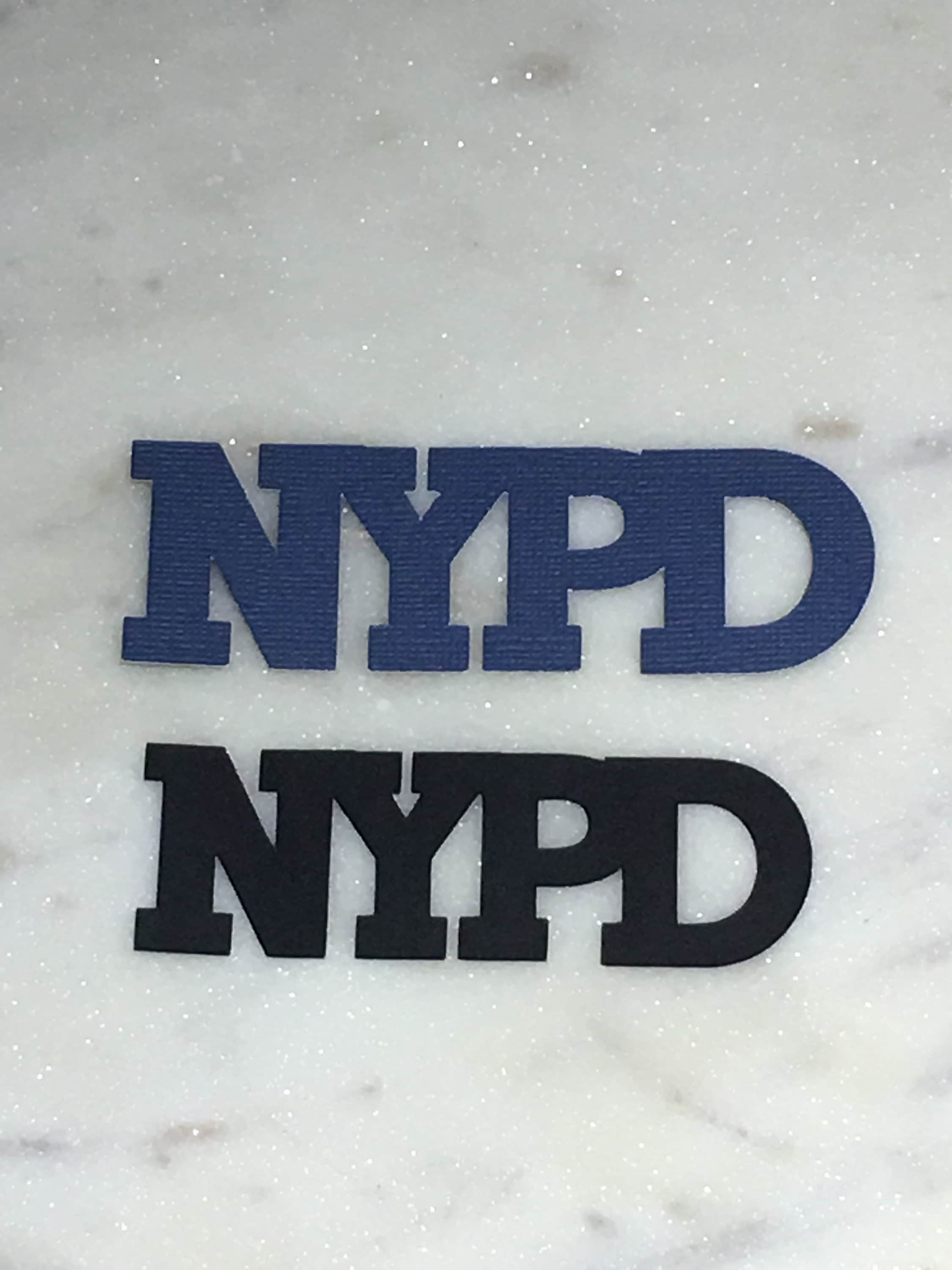 NYPD Police Confetti Custom Police Department Confetti | Etsy