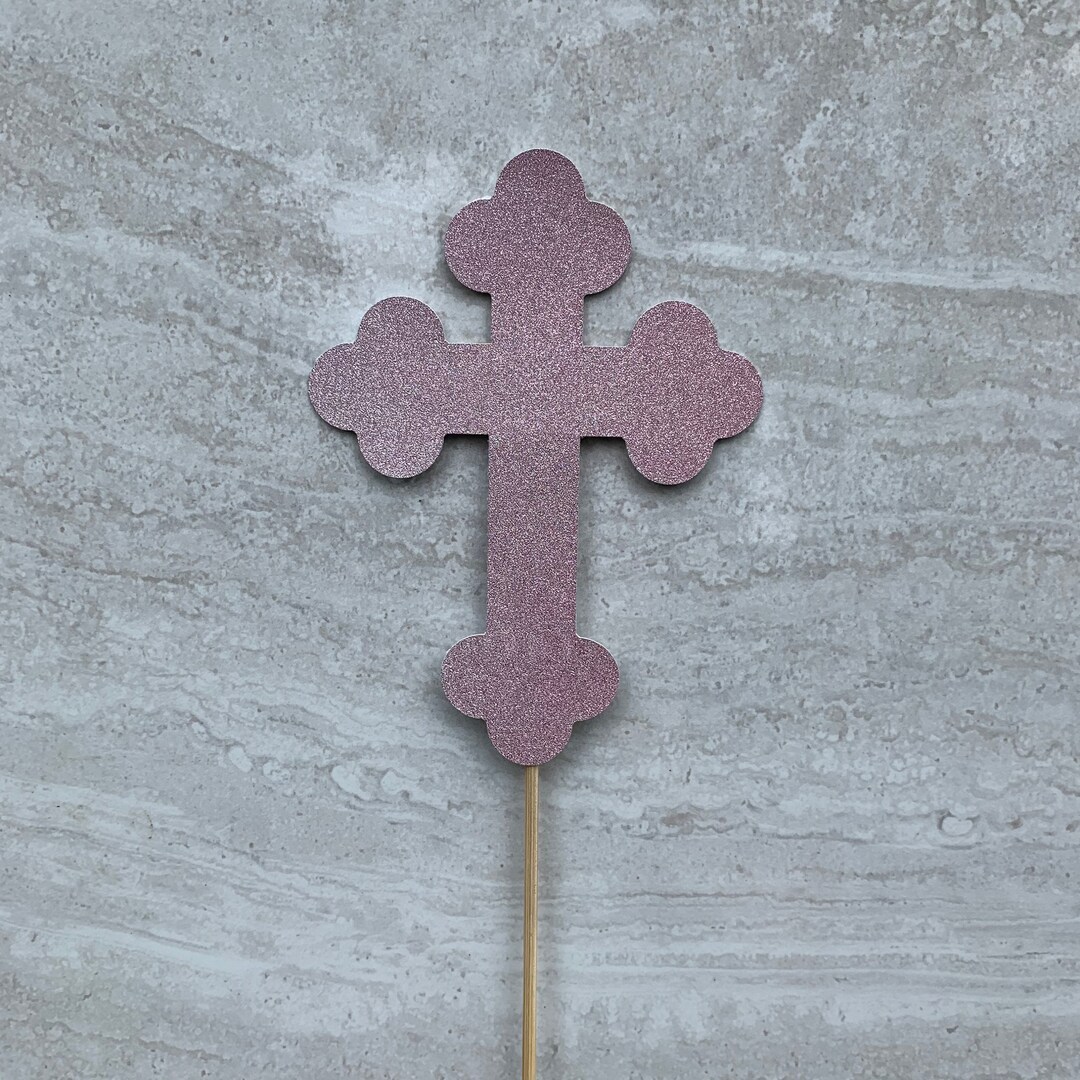 Cross Centerpiece, Cross Communion Cake Topper, First Holy Communion ...