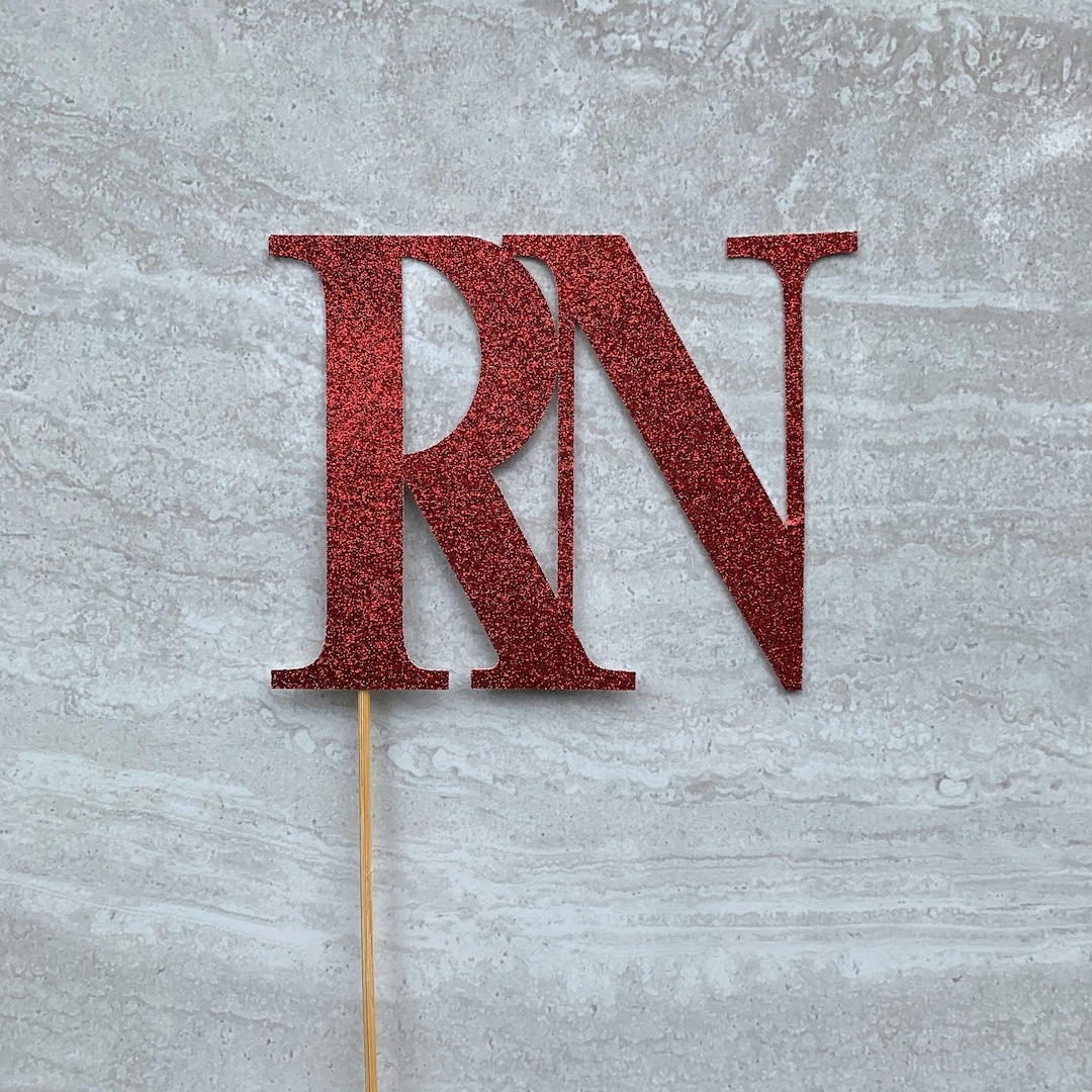 RN Cake Topper, Nurse Cake Toppers, Graduation Party Decorations, 2020 ...