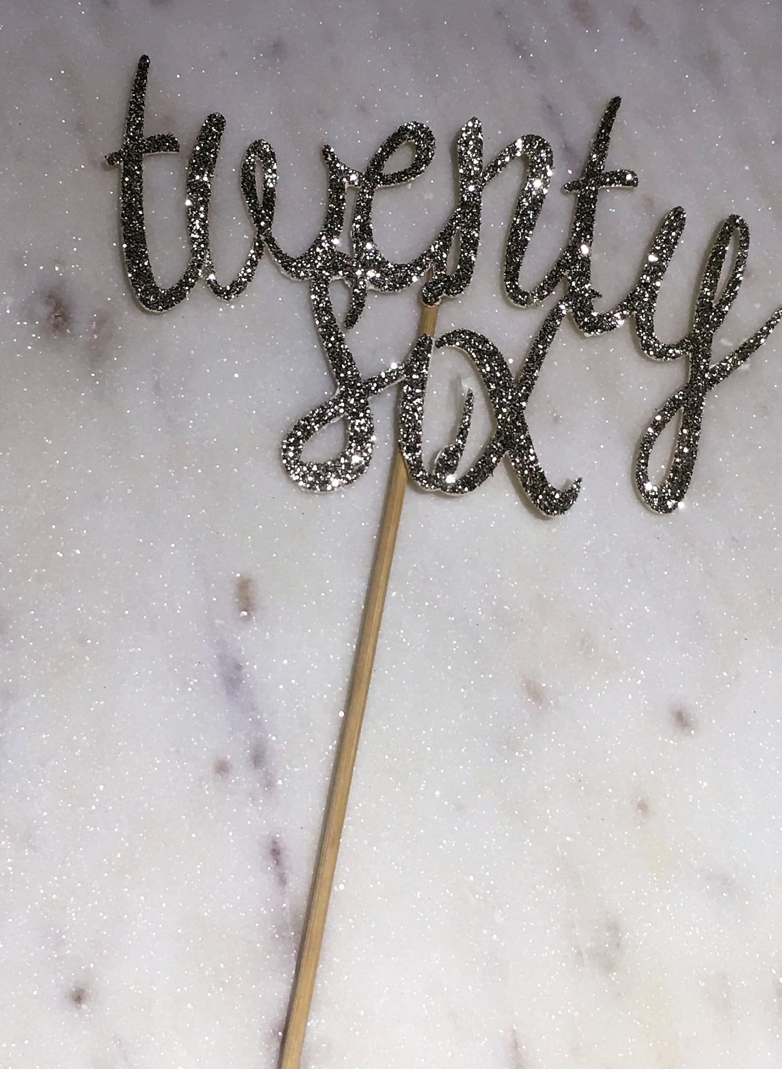 Twenty Six Cake Topper Custom Year Cake Topper Happy 26th | Etsy