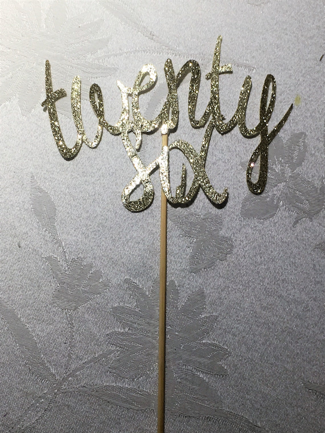 Twenty Six Cake Topper Custom Year Cake Topper Happy 26th | Etsy