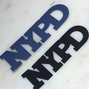 NYPD Police Confetti, Custom Police Department Confetti, Police Officer ...