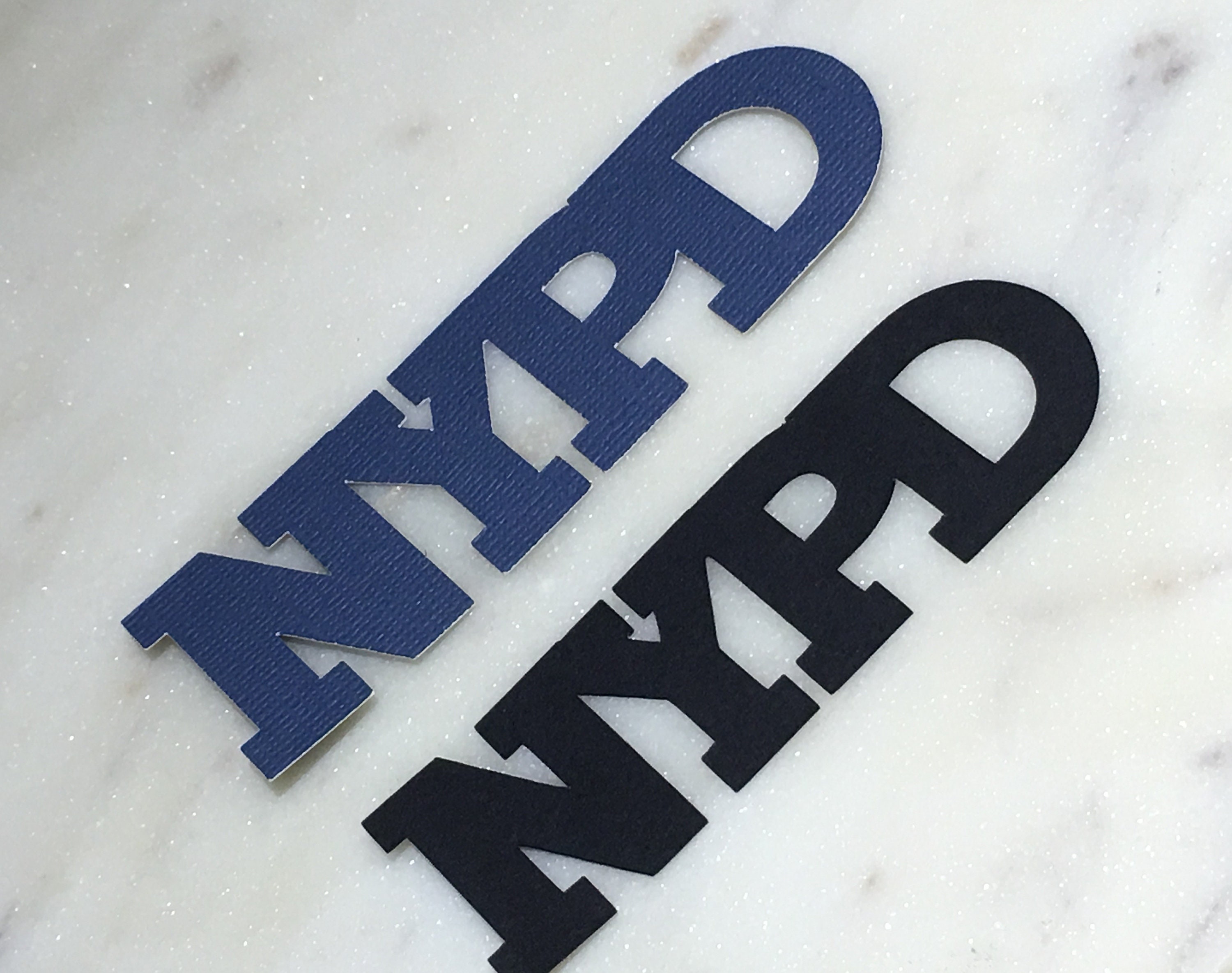 NYPD Police Confetti Custom Police Department Confetti | Etsy