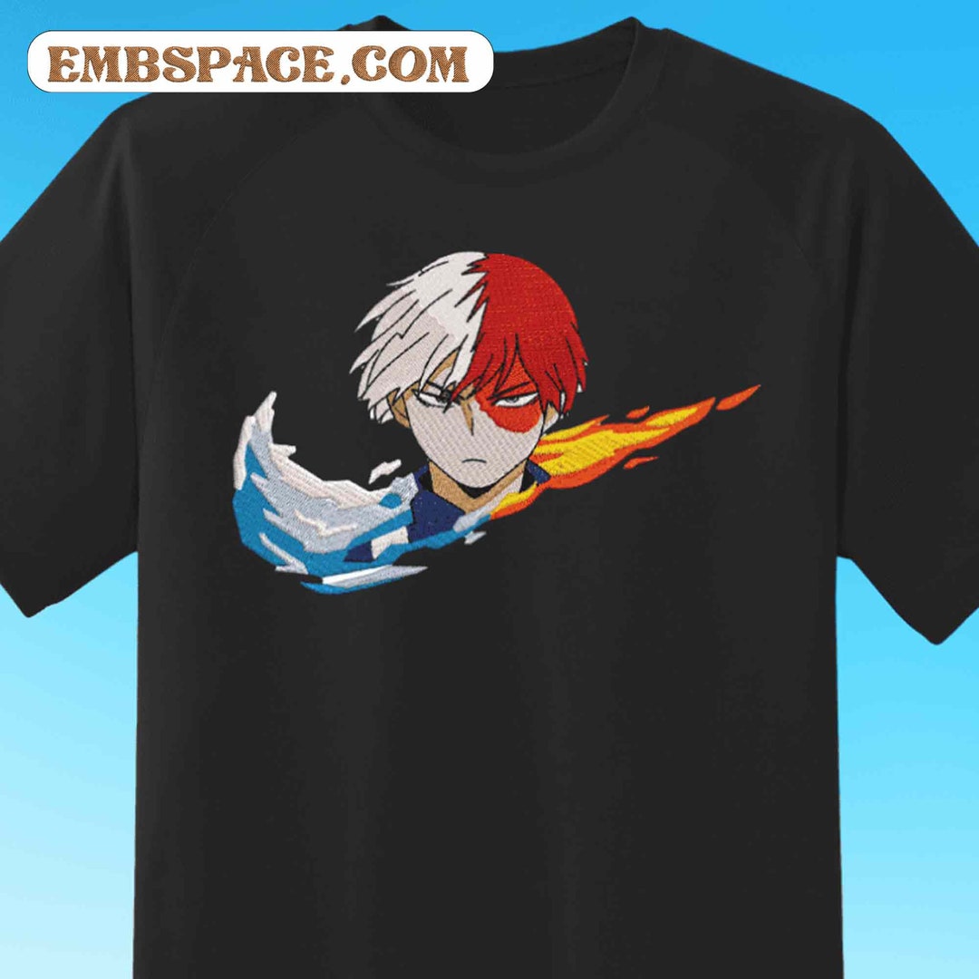 Todoroki Embroidery Sweatshirt, My Hero Academia Embroidery Sweatshirt ...