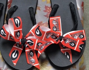College Flip Flops | Etsy