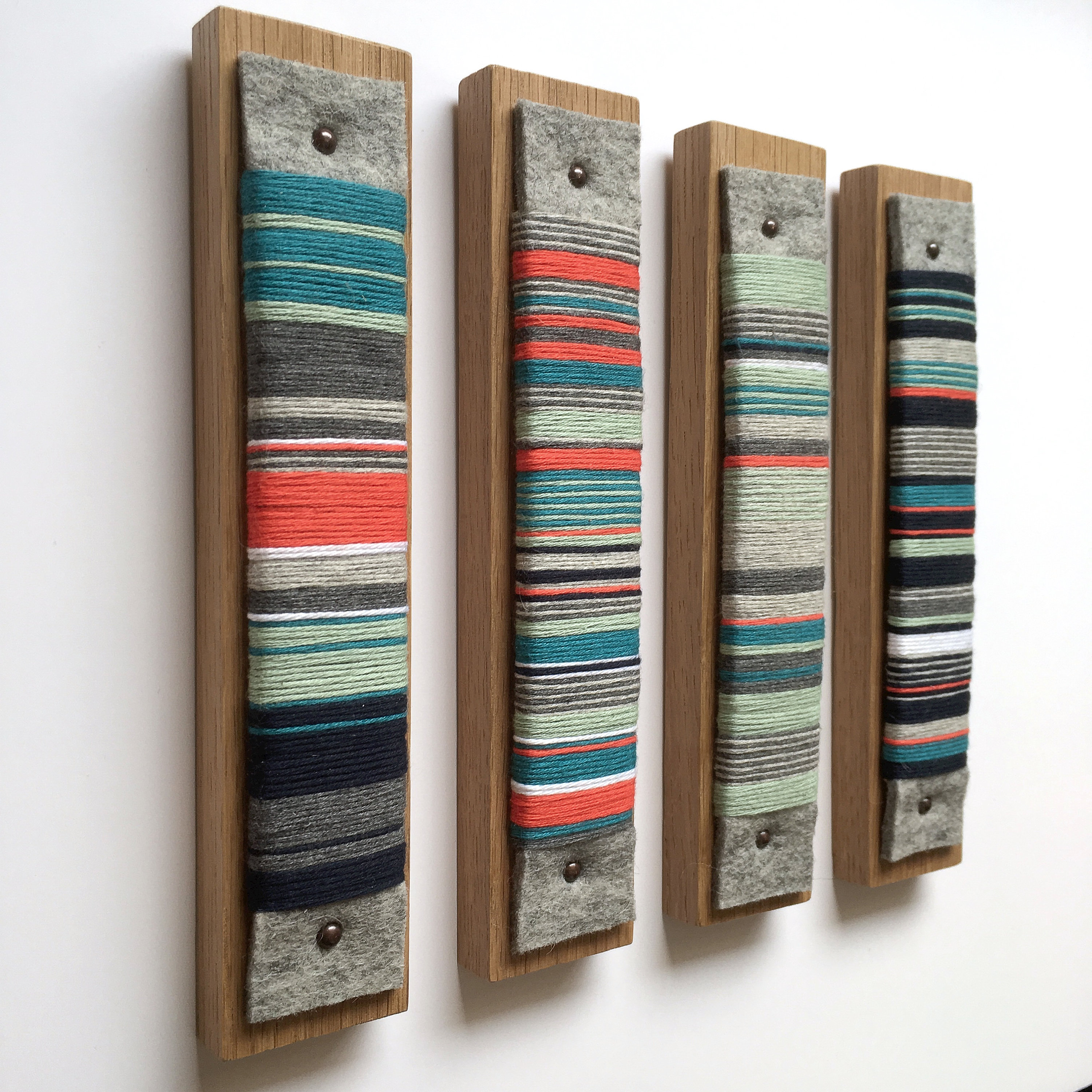 Textiles Art, Wall Hanging, Yarn Wrap, Winding, Fibre Art. - Etsy