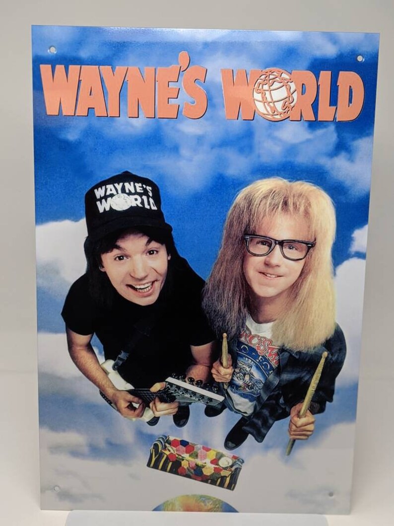 Waynes World Aluminum 12x18 Movie Poster | Etsy