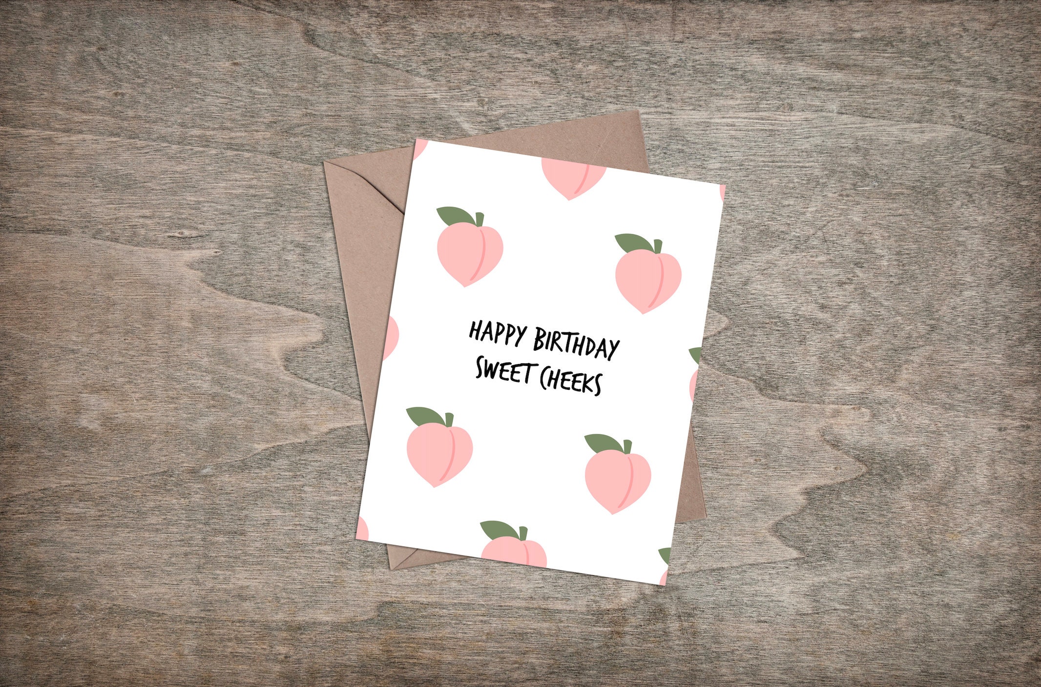 Happy Birthday Sweet Cheeks Card Funny Birthday Card Happy - Etsy Canada