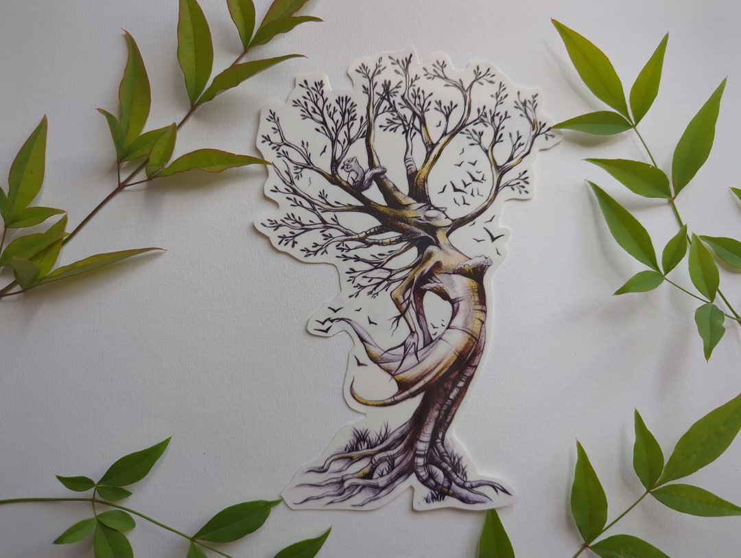 Dryad Temporary Tattoo, Tree Goddess Tattoo, Tree Tattoo, Nature Tattoo ...