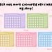 Cute Pink Printable Monthly Calendar Sheet Instant Download - Etsy Canada