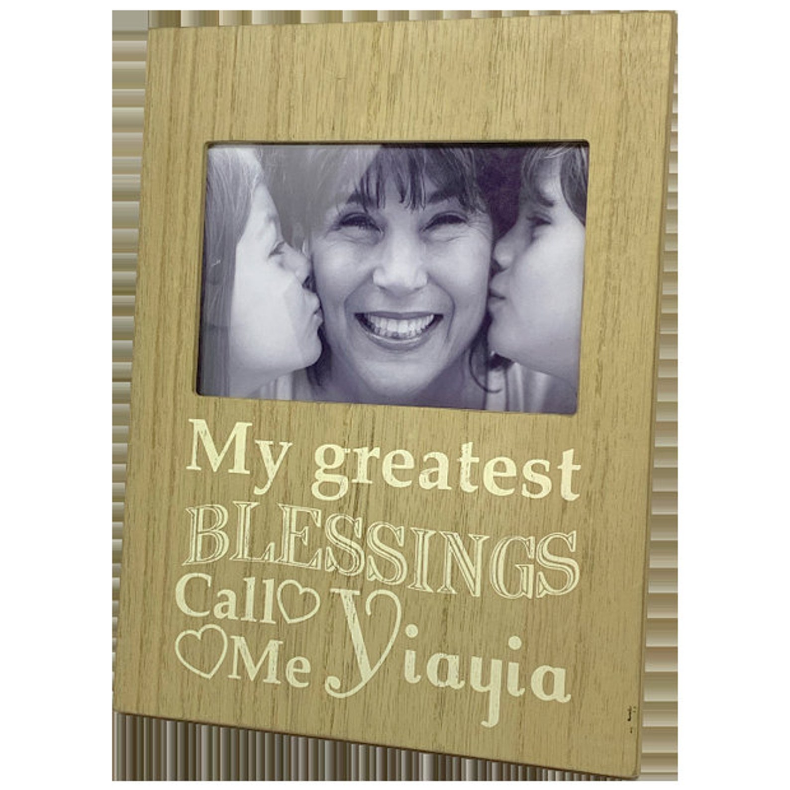 Greek Photo Frame - My Greatest Blessings Call Me Yiayia - Etsy