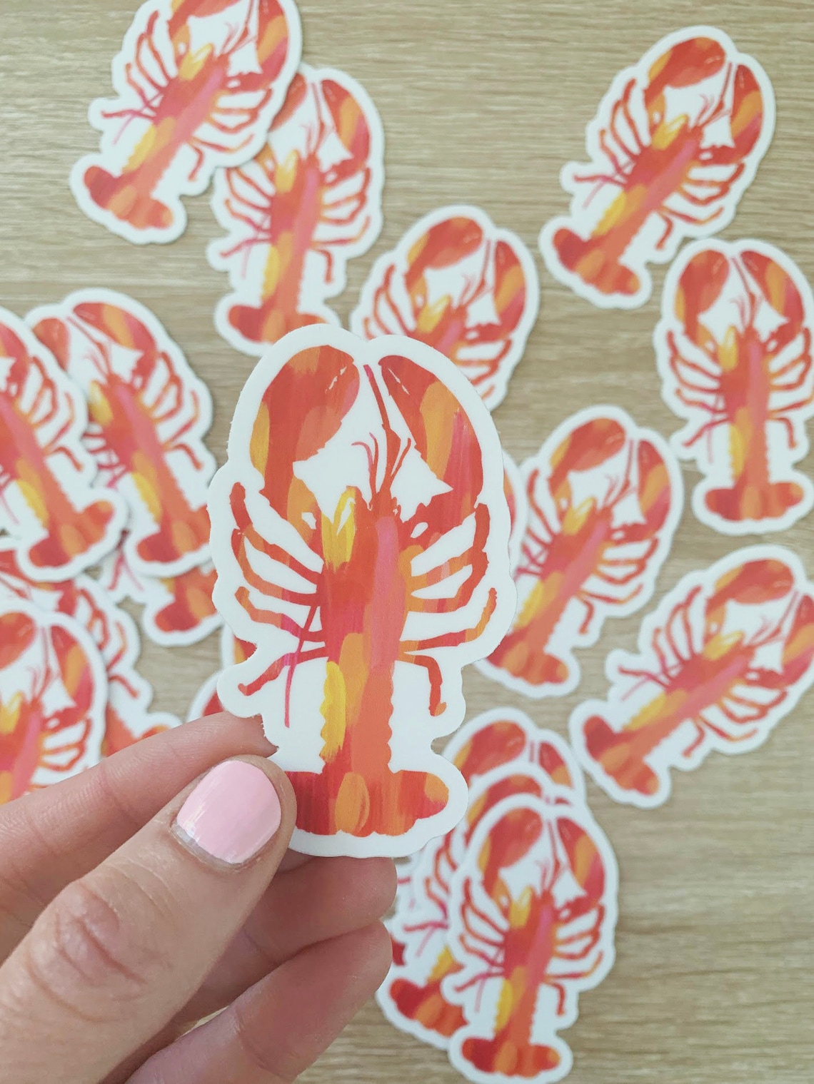 Maine Lobster Sticker Lobster Sticker for hydroflask Maine | Etsy