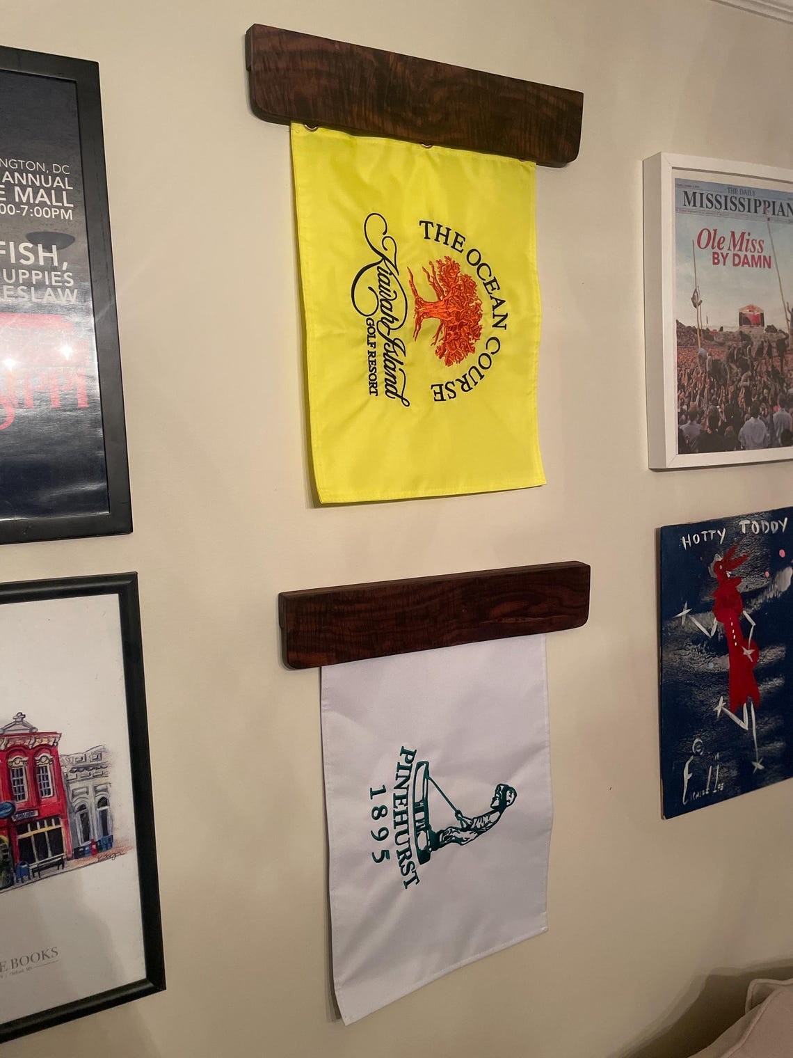 Golf Flag Display Bar - Etsy
