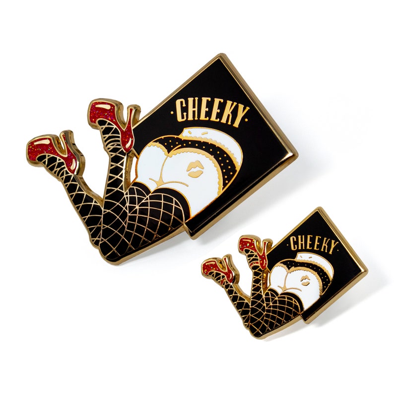 CHEEKY CHEEKS - Pin - Etsy