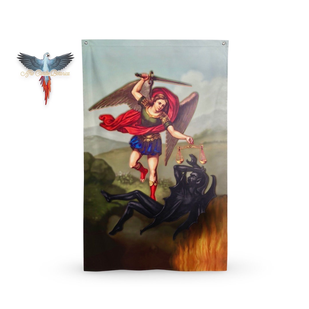 St. Michael Archangel Flag - Etsy