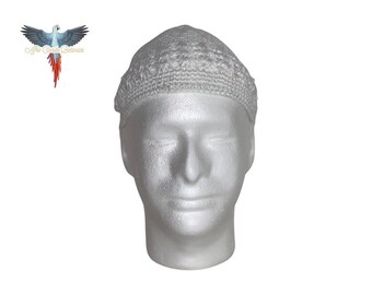 White Kufi Cap - Etsy