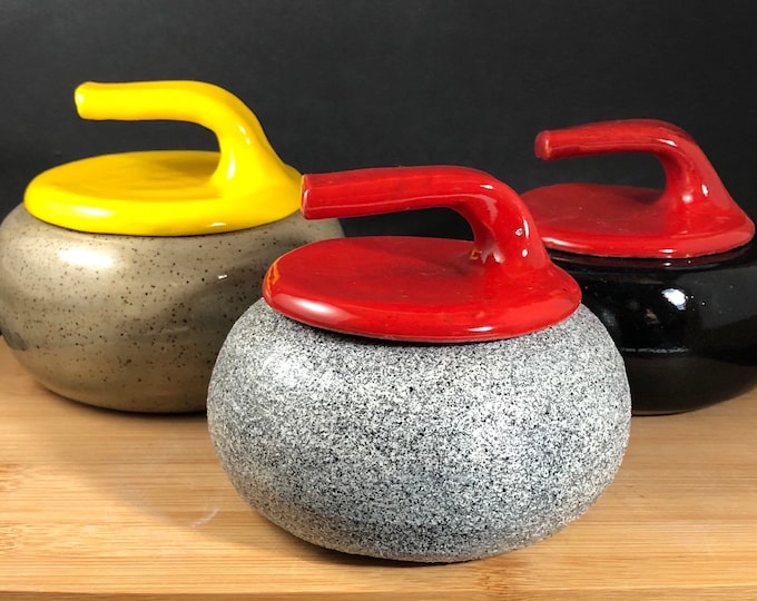 Curling Rock Mug - Etsy