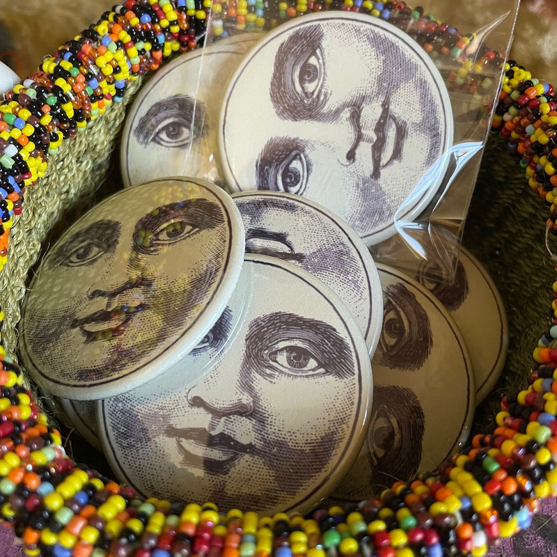 Vintage Sun Moon Mirror - Etsy