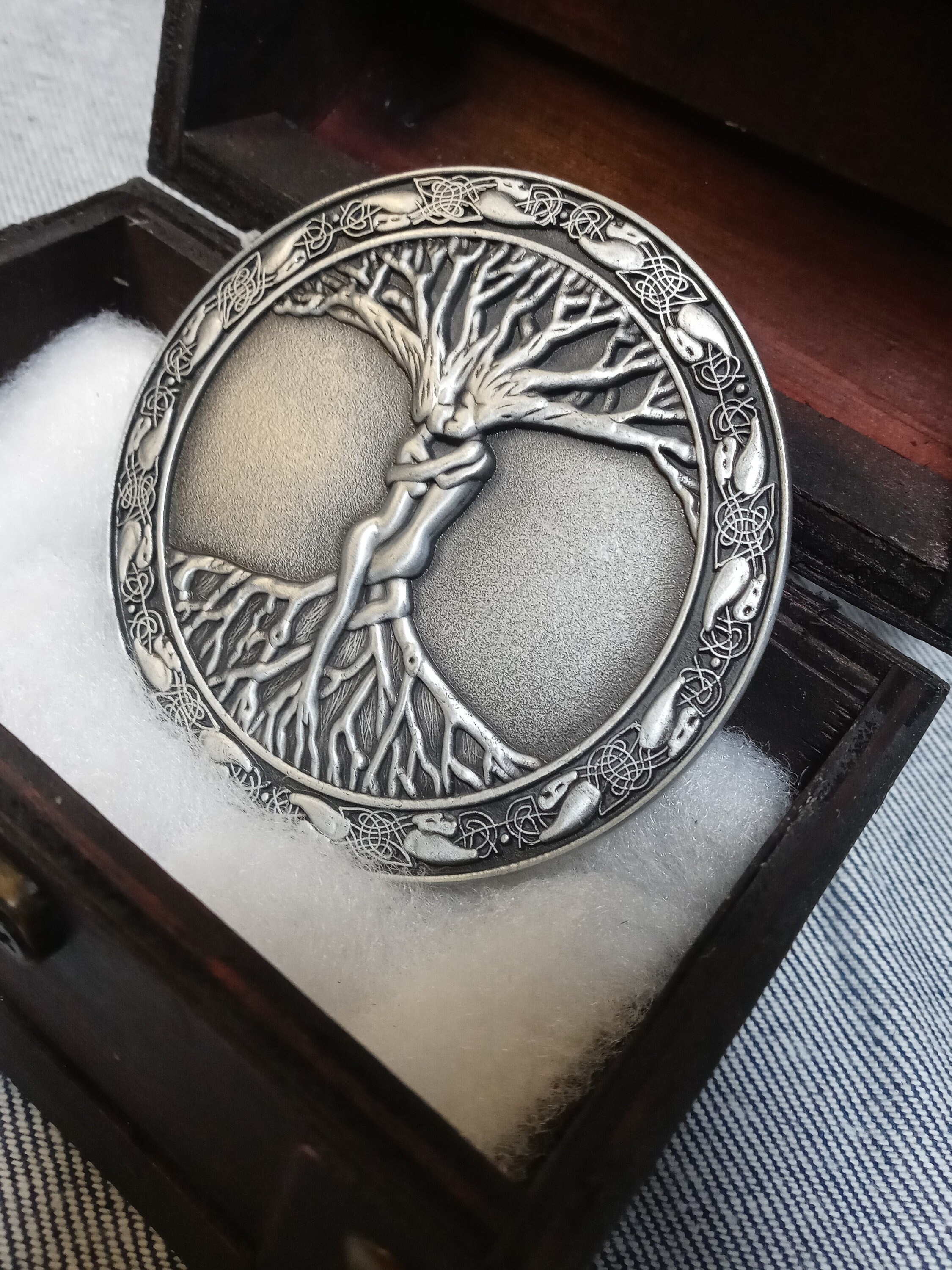 Tree of Life Belt Buckle Viking Celtic Norse Round Belt Buckle Medieval ...