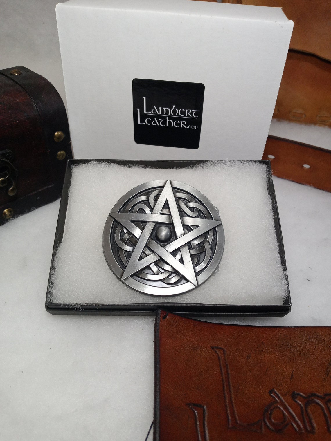 Pentacle Pentagram Gothic Medieval Belt Buckle Reversible - Etsy