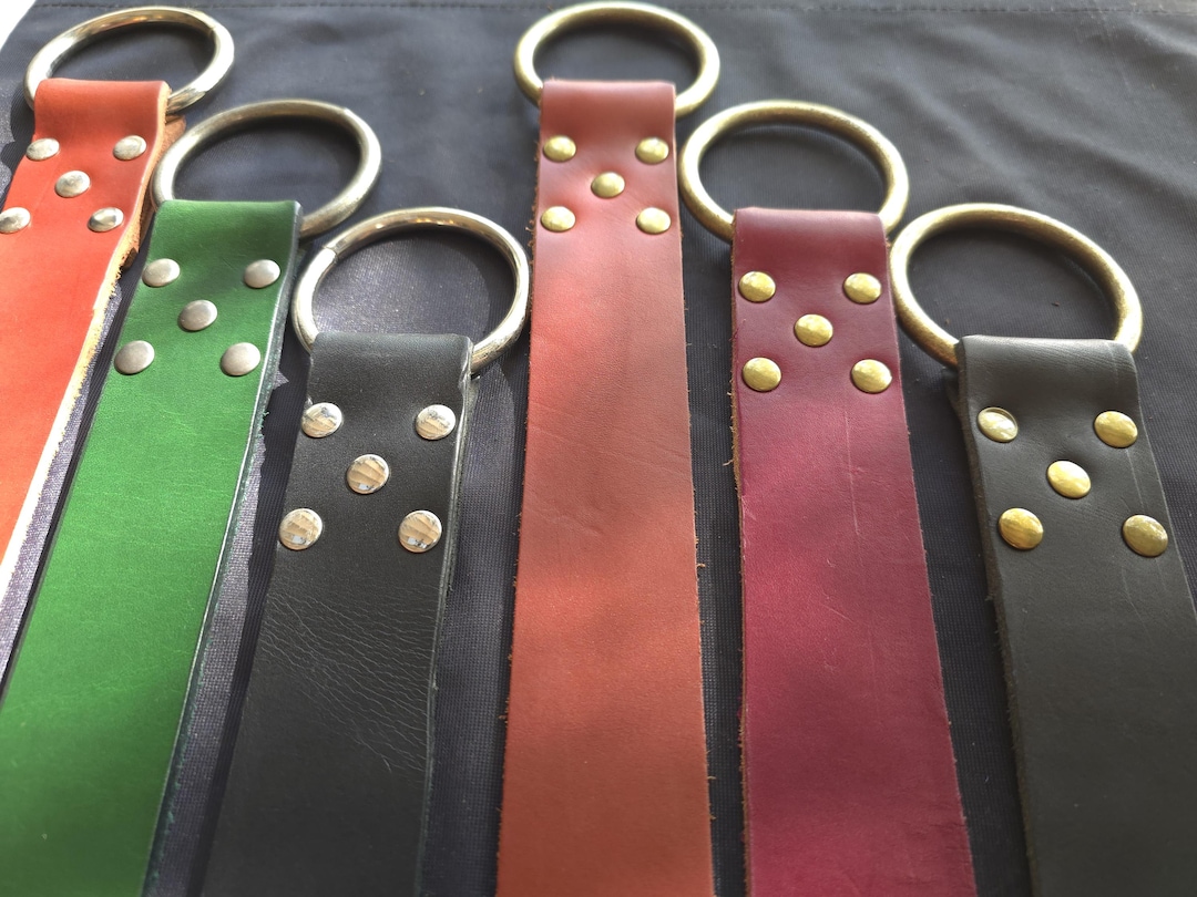 Renaissance O Ring Belt Vegetable Tanned Leather - Etsy