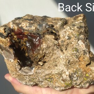Big Black and Red Carnelian Botryoidal,15x15 Cms 6x 6 Agate/chalcedony ...