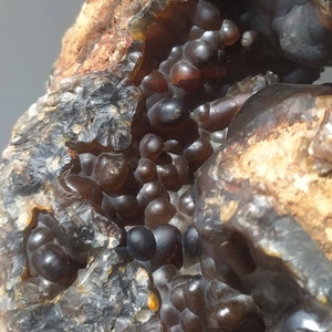 Big Black and Red Carnelian Botryoidal,15x15 Cms 6x 6 Agate/chalcedony ...