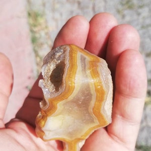 Banded Agate,chalcedony,natural, Rough , Raw , Brown Agate,chalcedony ...