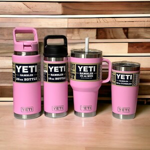 Customizable Power Pink YETI Ramblers-laser Engraved - Etsy