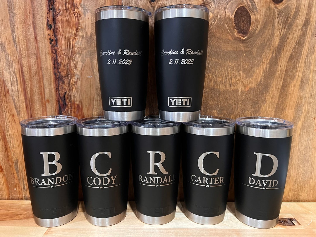 Wedding, Engagement, Groomsmen & Bridal Party Yeti Ramblers - Etsy