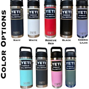 Custom Engraved Bottle Label on YETI Rambler Bottles - Etsy