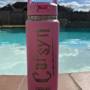 Customizable Power Pink YETI Ramblers-laser Engraved - Etsy