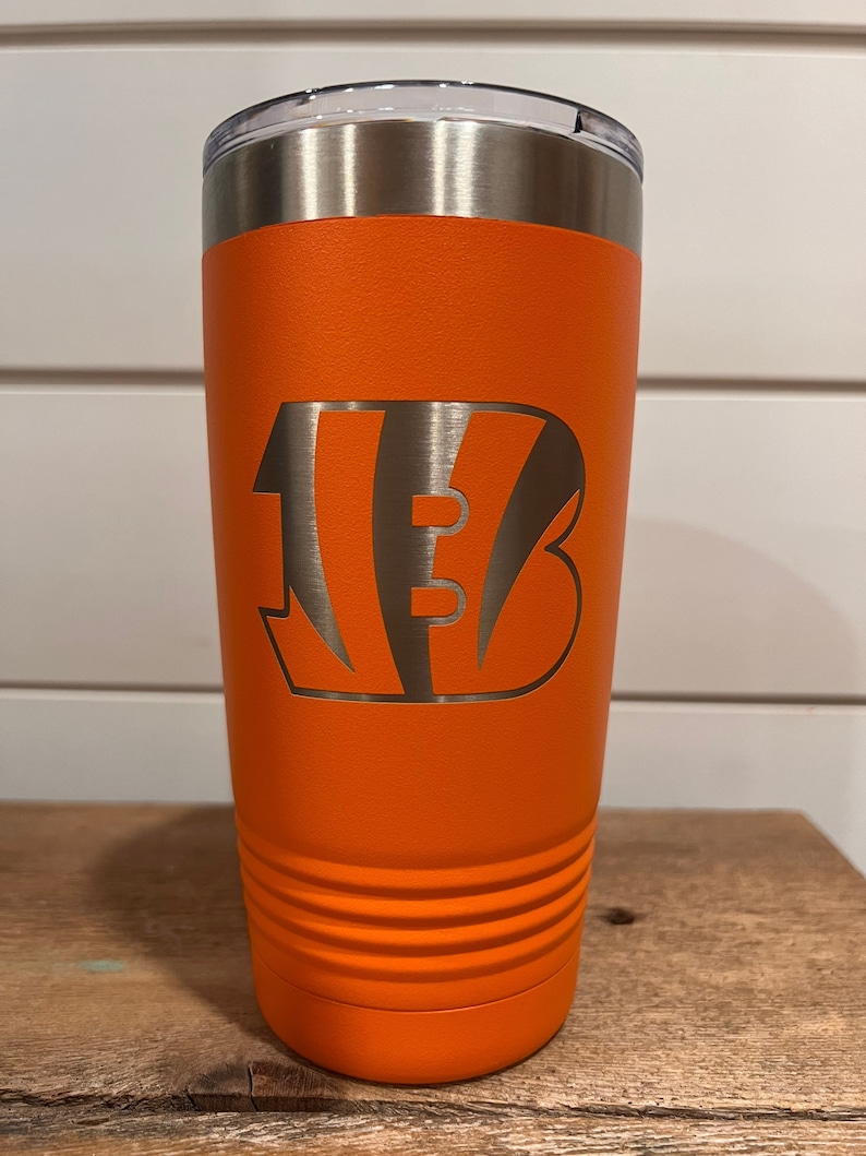 Laser Engraved Cincinnati Bengals Tumblers-customizable - Etsy