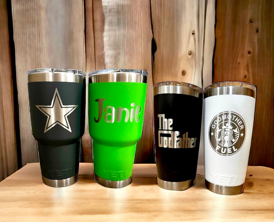Customizable Yeti Rambler Tumblers Laser Engraved - Etsy