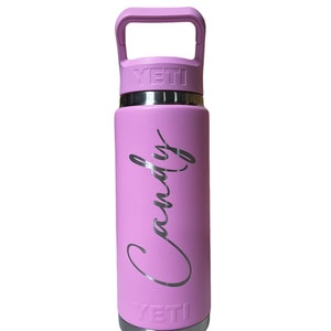 Customizable Power Pink YETI Ramblers-laser Engraved - Etsy