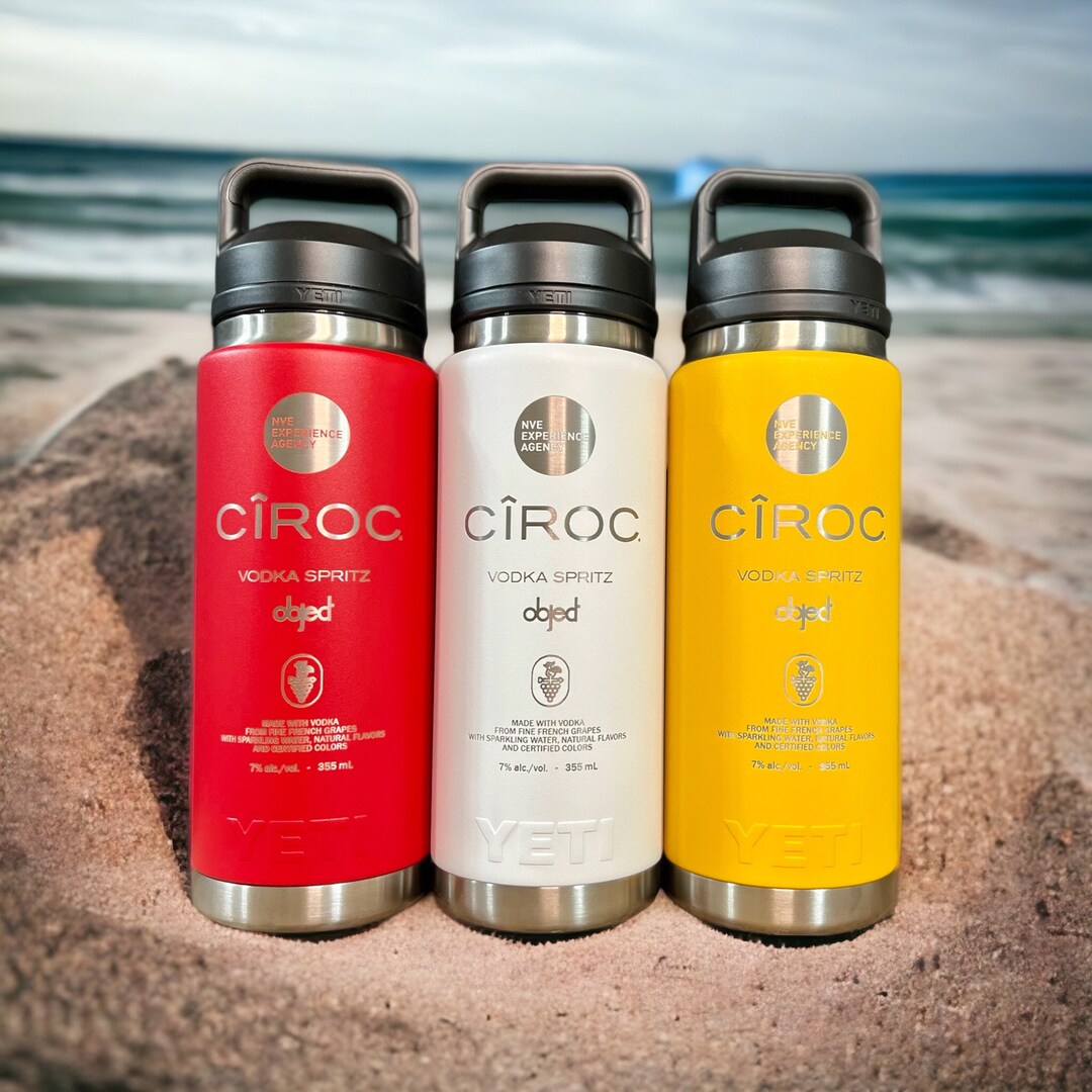 Custom Engraved Bottle Label on YETI Rambler Bottles - Etsy