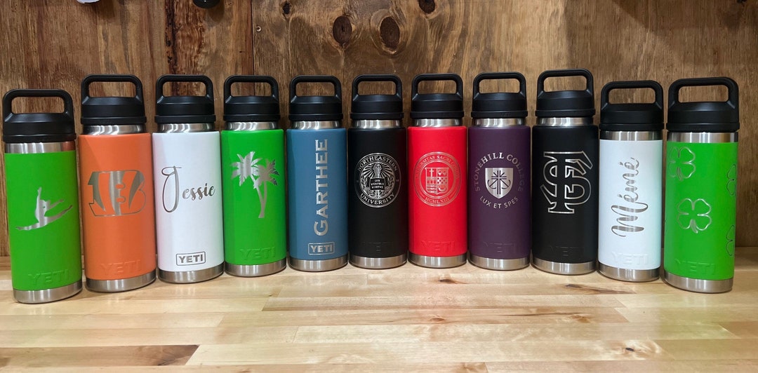 Yeti Rambler Water Bottles-customizable & Laser Engraved - Etsy