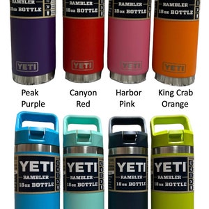 Yeti Rambler Color Matched Straw Top Water - Etsy