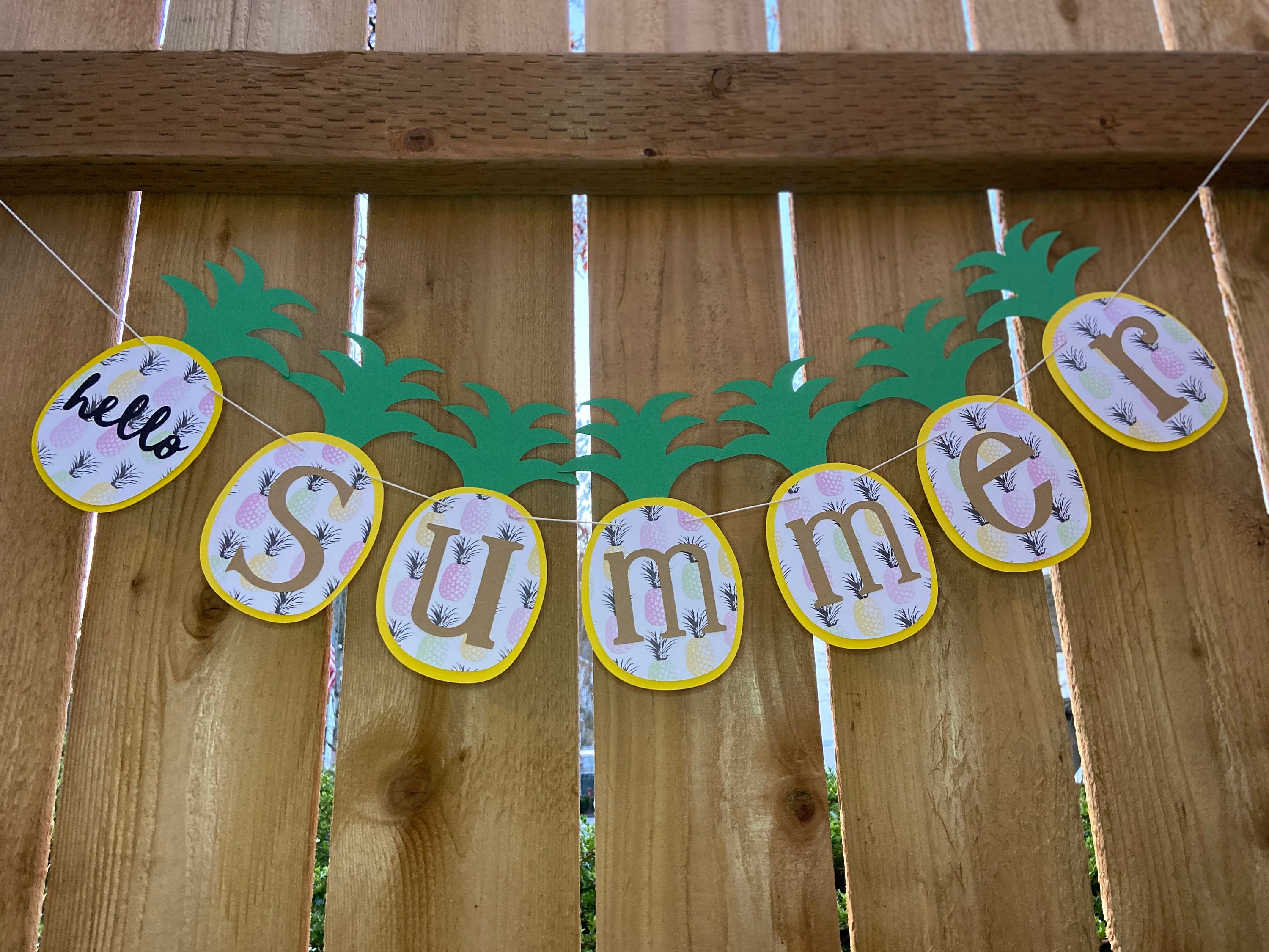 Hello Summer Banner Summer Decoration Summer Banner | Etsy