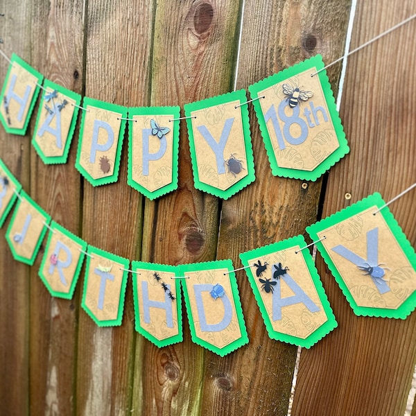 Garden and Bugs Birthday Party - Etsy