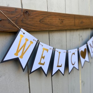 Welcome Banner, Welcome Heart Banner, Welcome Garland, Welcome Banner ...