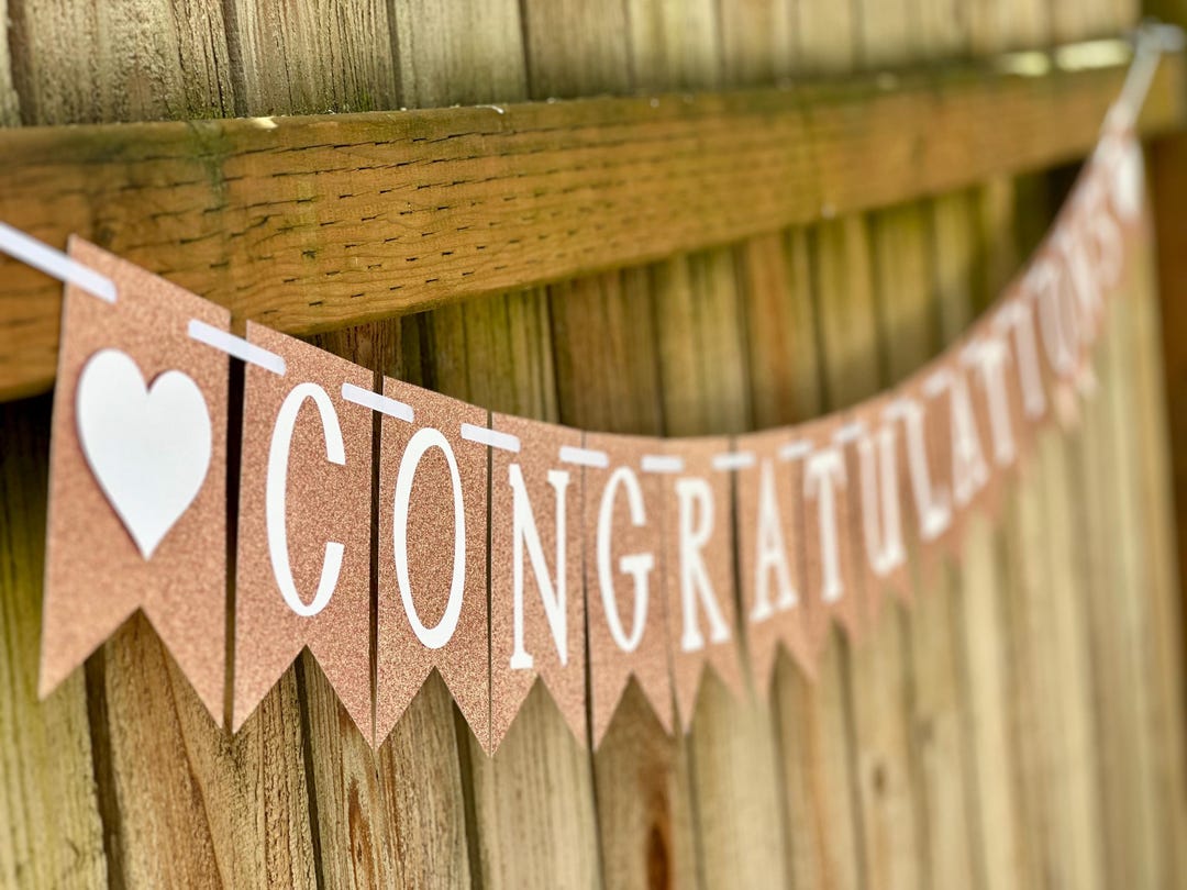Congratulations Banner, Personalized Congratulations Banner, Graduation ...